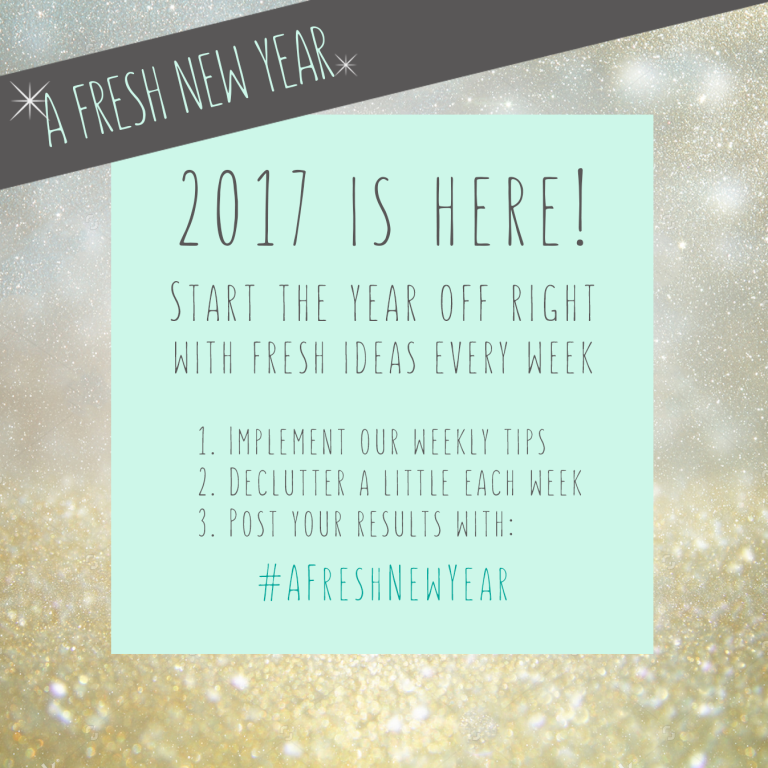 A Fresh (And Organized) New Year | a fresh space